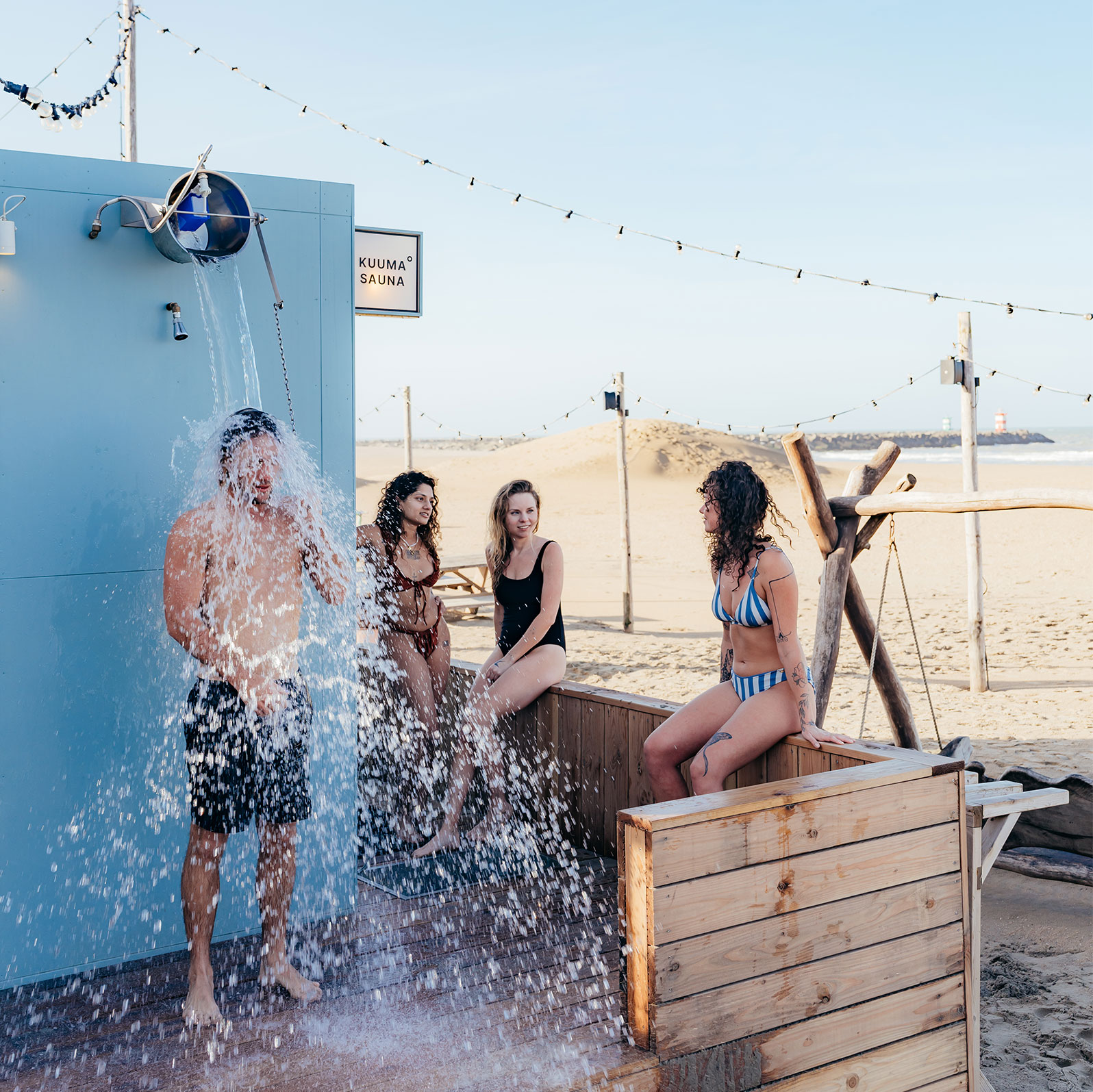 Kuuma Sauna op het strand | The Hague's Finest